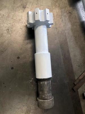 China Customizable DC-1.85 Graphite Rotor and Shaft with Excellent Oxidation Resistance for sale