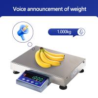 China 6kg Voice Announcement Electronic Table Industrial Weighing Scales Platform SOHE AT-B for sale