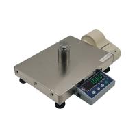 China Barcode Label Printing Digital Desk Scale with LED Display and DC10.5V/1000mA Power Supply for sale
