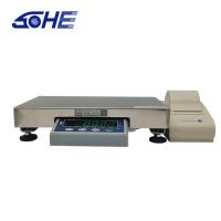 China Barcode Label Printing Digital Desk Scale with LED Display and DC10.5V/1000mA Power Supply for sale