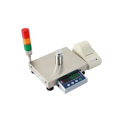 China SOHE ATJP 6KG Three-color Alarm Lights Printing Scales Display LED Size 220mm*280mm for sale
