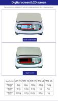 China Counting Table Scale with 30000-60000 Precision Configuration LCD Screen Unit g oz lb for sale