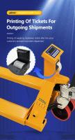 China SOHE SCS Printing Meter Heavy Yellow  Forklift Scale With LED Display for sale