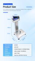 China Producer A8SP Printing Small Platform Scale 22cm*28cm 3kg Capacity for Customized Support for sale