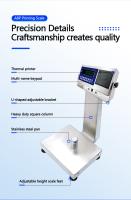 China A8SP Printing Small Platform Scale with 6KG Capacity and 22cm*28cm Square Vertical Bar for sale