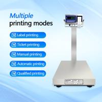 China Customize Waterproof Scales 500KG Maximum Range 500*600mm Table Size Printing Scales for sale