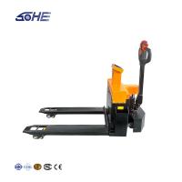 China Battery-Powered SOHE 1-3 Ton Narrow Electric Pallet Truck with Scale and LED Display for sale