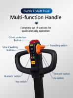 China SOHE 1-3t Electric Pallet Truck with Scale and Label Printing  ODM LED Display for sale