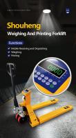China SOHE 1-3t Electric Pallet Truck with Scale and Label Printing  ODM LED Display for sale
