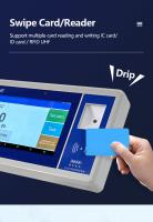 China 7-inch ABS LCD Display Android Smart Screen with QR Code Battery Camera Swipe Card Weight Indicator and Sensor for sale