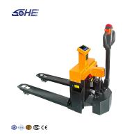 China Electric Pallet Truck with Scale and LED Display Dead Weight 210KG SOHE Narrow 1-3t for sale