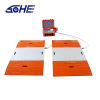 China LED LCD Display Type Stable Performance Portable Wireless Truck Scale for Industrial Commercial for sale