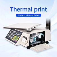 China ODM Customized Support SHW-TMB 15kg Label Printing Weighing Scale Barcode Receipt Print for sale