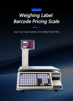 China Streamlined 30kg Division 10g Table Scale with Advanced Printing and Bar Code Function for sale