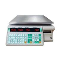 China Supermarket 3kg Digital Computing Scale with Barcode Label Printing and Paper Roll Holder for sale