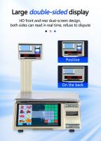 China LCD Display Intelligent Bar Code Table Scale SHW-TMF6 for 30kg Capacity for sale