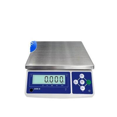 China SHWDL-15KG Ethernet Function Table Scale with LCD Display and AC/DC Power Supply for sale