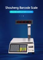 China Advanced Printing Bar Code Table Scale SHW-TMB 30kg with AC 100-240V/DC21V Power for sale