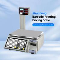 China SHW-TMC 30kg Bar Code Printing Table Scale with AC/DC Power Supply and Maximum Range for sale