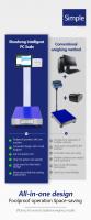 China 12 Inch Desktop Screen 15-200kg Pork and Beef Processing Android Label Scale for Weighing for sale
