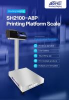 China LED Display Label Editing App for 200g Division Weighing and Printing Scale for sale