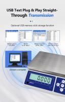 China Latest SHWDL-U Disk Storage Electronic Table Scale with 15kg Capacity and Performance for sale