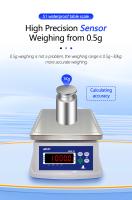 China Double Screen Waterproof Electronic Scale with LED Display and 30kg Maximum Capacity for sale