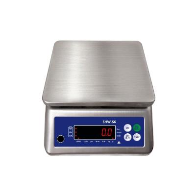 China AC220V/50HZ Power Supply SOHE S6 3KG Stainless Steel IP68 Waterproof Scale for Powerful for sale