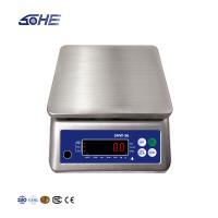 China SOHE S6 Stainless Steel Waterproof Scale with 6KG Capacity and IP68 Protection Rating for sale
