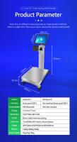 China Windows 10 System 150kg Capacity Industrial Weighing Scale with 15-inch Touch Screen for sale