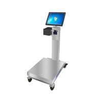 China 300KG SOHE Industrial Weighing Scale with 15-inch Touch Screen and Rotating Wheels for sale
