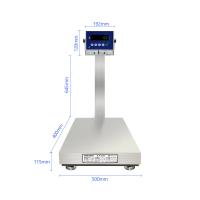 China SOHE A1S 500KG 500*600 Stainless Steel Platform Scale for Seafood and Food Factories for sale