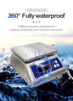 China Table Scale Double Screen 30kg Electronic Scale Made of 304 Stainless Steel Material for sale