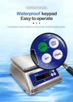 China Table Scale Double Screen 30kg Electronic Scale Made of 304 Stainless Steel Material for sale