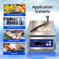 China 6kg Maximum Weighing Stainless Steel Scale with Dual Display and IP68 Waterproof Rating for sale