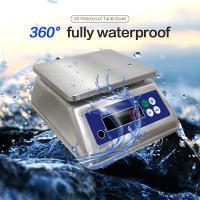 China 6kg Maximum Weighing Stainless Steel Scale with Dual Display and IP68 Waterproof Rating for sale