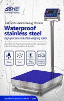 China LED Display 300kg SOHE A1S Waterproof Scale for Food Factories 500*600mm Washable for sale