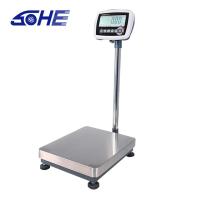 China LED LCD Display 60kg Portable Platform Scale for Easy Movement and Customized Support for sale