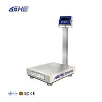China Weighing A1S Square Pole Industrial Platform Scale 60cm*80cm Stainless Steel Waterproof for sale