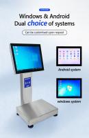 China 1- 15kg/5g Capacity Smart Card Piece Weighing Scale with 12-Inch Waterproof Touch Screen for sale
