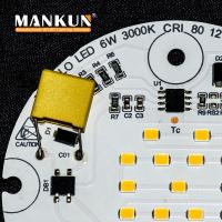 China 75mm 6W CRI80 3000K DOB LED Module Flicker Free Narrow Light Angel for sale