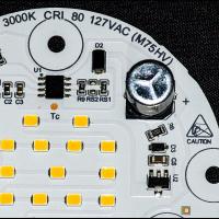 China 75mm 6W CRI80 3000K DOB LED Module Flicker Free Narrow Light Angel for sale