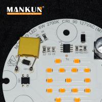 China 6watt 2700K Triac DOB Retrofit Dimmable LED Module Round PCBA For Desk Light for sale