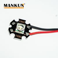 China 20mm Star SMD 7090 PCB LED Module Black Solder Mask ROHS UL for sale
