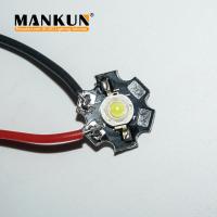 China 3W 1W High Power PCB LED Module With 20mm Star Aluminum Base Plate Panel for sale
