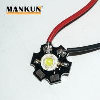 China 3W 1W High Power PCB LED Module With 20mm Star Aluminum Base Plate Panel for sale