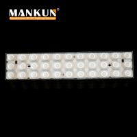 China 90 Degree Fresnel SMD LED Lens 33 Pcs Acrylic Pmma Linear Led Lighting for sale