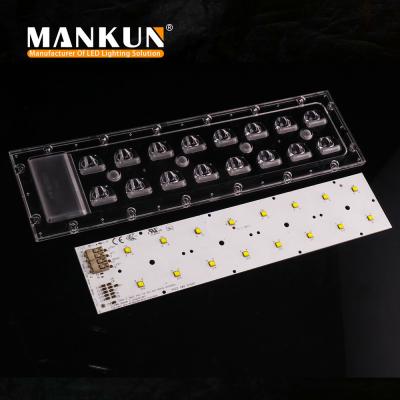China 223x49mm Zhaga PCB LED Street Light Module With Lens 130LM/W for sale