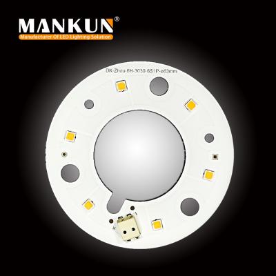 China Diameter 63mm Round PCB LED Module 6pcs 5W 2700K For Down Lights for sale