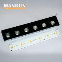 China 148x24mm PCB LED Module With SMD 3535 6 Leds Lens For Linear Light for sale
